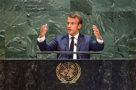 Discours Demmanuel Macron Devant Lassemblée Générale De Lonu