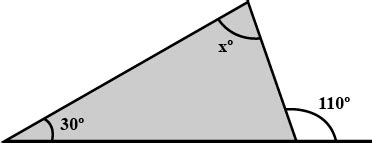 Find The Unknown Marked Angles In The Given Figures