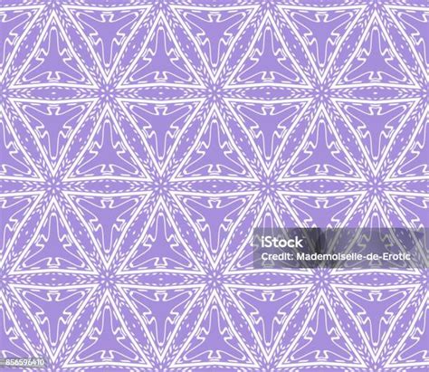 Pola Mulus Geometris Dekoratif Dengan Bentuk Abstrak Ilustrasi Vektor