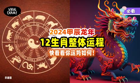 【一次看完 ️】2024龙年「12生肖整体运程」看看哪些运势最ong吧🔥！