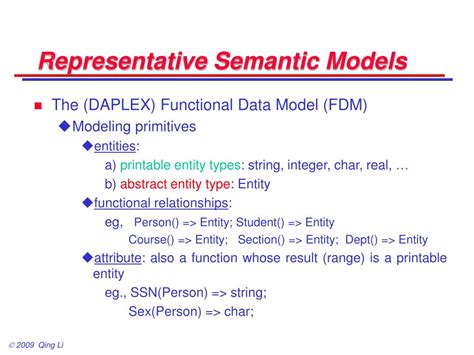 Ppt Semantic Data Modeling Concepts Powerpoint Presentation Free