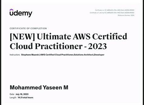 Mohammed Yaseen M On Linkedin Im Happy To Share That Ive Obtained A