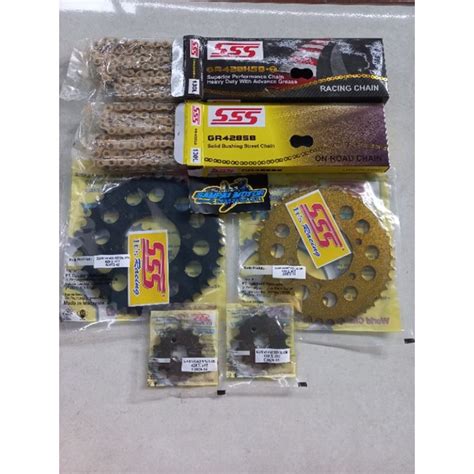 Jual Gear Set SSS 428 Kawasaki Ninja R RR Ukuran 36 Sampai 44 R SB Dan