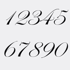 7 Cursive Numbers Ideas Cursive Numbers Lettering Fonts Numbers Font