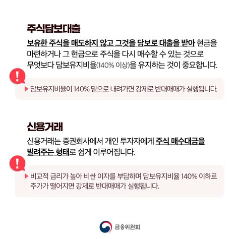 금융교육 시리즈 ① 빚투 잘 알고 계신가요 전체 카드한컷 멀티미디어 대한민국 정책브리핑