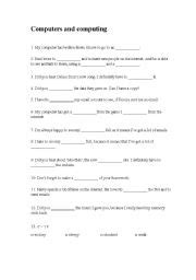 Computer Computing Quiz ESL Worksheet By Nya Nya