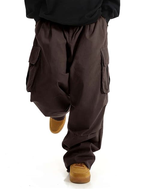Manfinity Emrg Men Flap Pocket Side Drawstring Waist Oversize Cargo