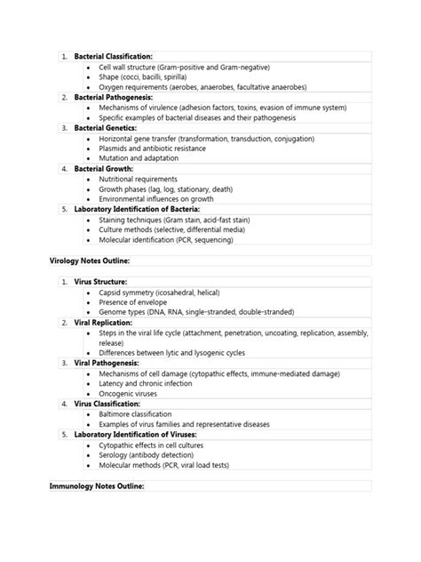 Medical Microbiology Notes Pdf Virus Bacteria