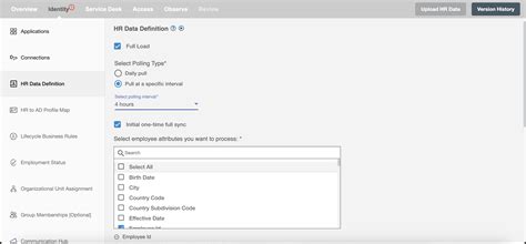 Define Hr Data For Paychex To Ad Integration In Hire2retire