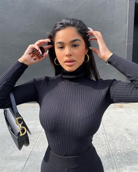 Amaya Colon On Instagram “turtle Neck Season 🖤” All Black Outfits For