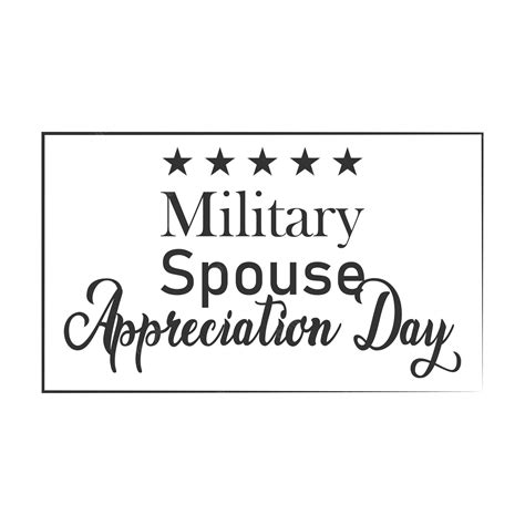 Premium Vector Military Spouse Appreciation Day Celebrated In The