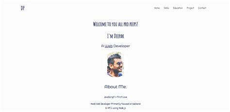 GitHub Deepakpadhi Dnoobnerd My Personal Portfolio Website