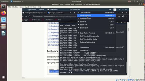 20200220 proses intelejen melihat server korban pake nmap youtube
