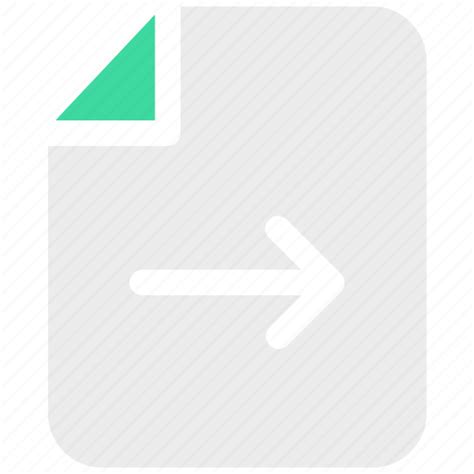 Arrow Document File Page Right Icon Icon Download On Iconfinder