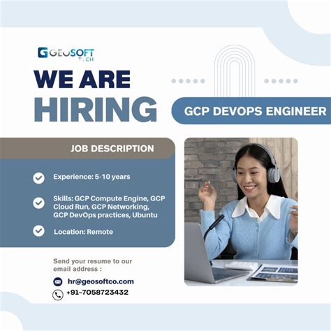 Hiring Devops Gcp Cloudengineering Jobopening Remotework Geosoft