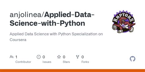 Github Anjolinea Applied Data Science With Python Applied Data Science With Python