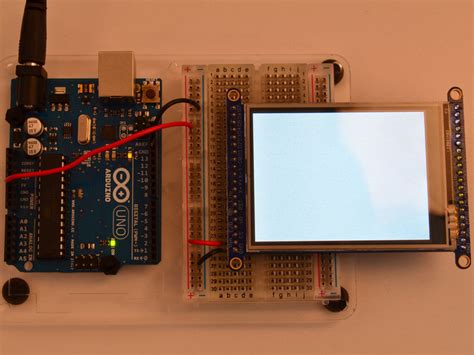 8 Bit Wiring And Test Adafruit 24 Color Tft Touchscreen Breakout Adafruit Learning System