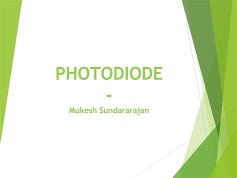 Optical Transducer Photodiode Biosensors And Transducers Ppt