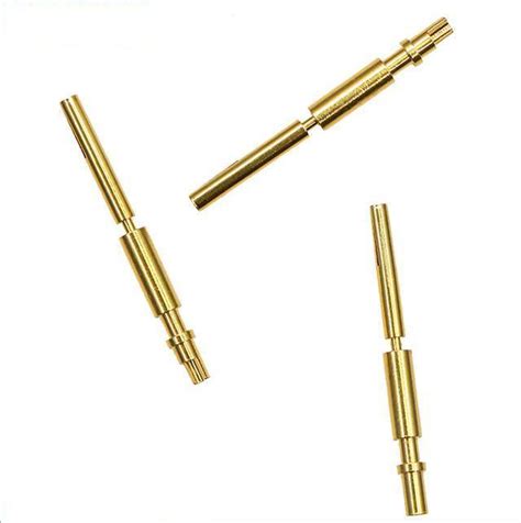 Pogo Pin Male Female Pcb Socket Brass Test Pogo Pin Connector Brass