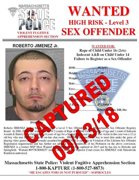State Polices Sex Offender Most Wanted