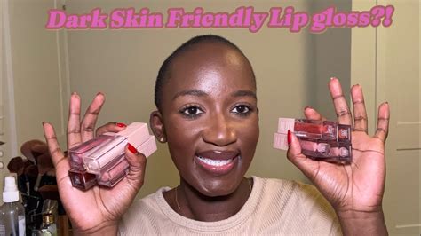 Dark Skin Friendly Lip Gloss Maybelline Lifter Gloss Swatch On Dark