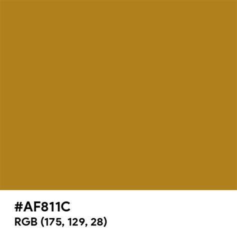 Honeycomb Color Hex Code Is Af811c