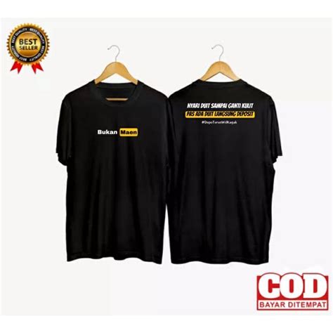 Jual Kaos Viral Nyari Duit Sampai Ganti Kulit Pas Ada Duit Langsung