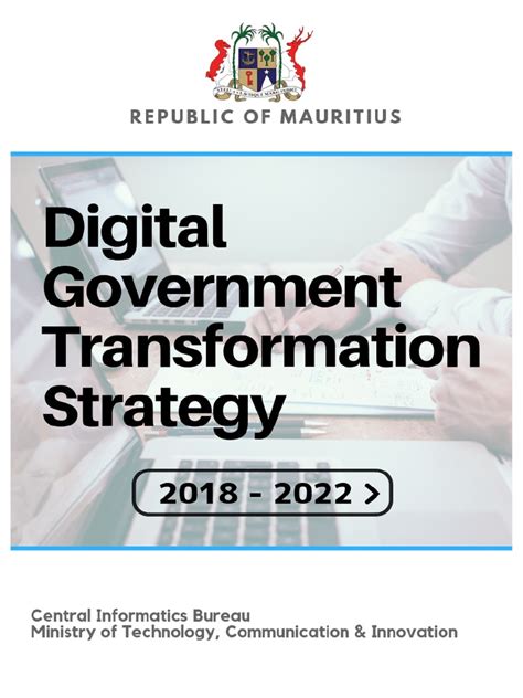Digital Government Transformation Strategy 2018 2022 Pdf E