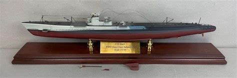 Uss Barb Ww2 Gato Class Submarine Scale Model Matthew Bullock Auctioneers