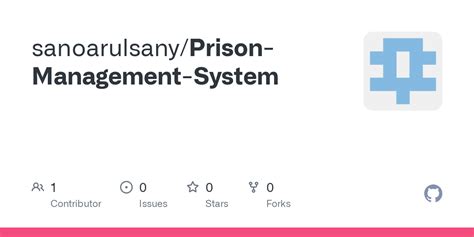 Github Sanoarulsany Prison Management System