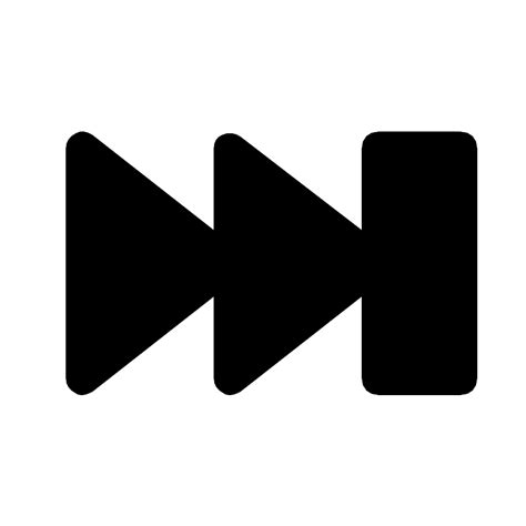 Media Player Ui Button Fastforward Vector Svg Icon Svg Repo