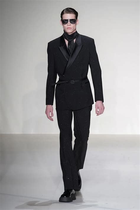 Emporio Armani Is All Grown Up In Its Aviation Themed Fw23 Runway Show