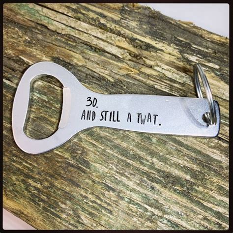 Personalised Funny Rude Beer Bottle Opener Hand Stamped Etsy