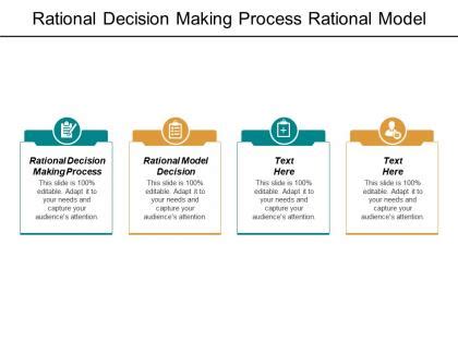 Rational Decision Making Model PowerPoint Presentation And Slides PPT Example SlideTeam