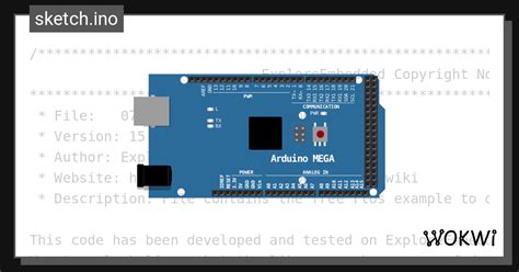 Rtos Mega Wokwi Arduino And ESP Simulator