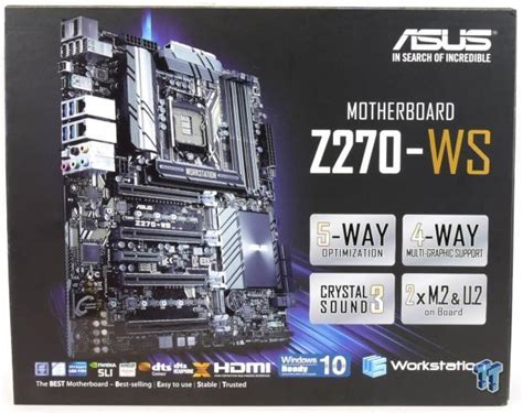 ASUS Z270-WS Motherboard Review