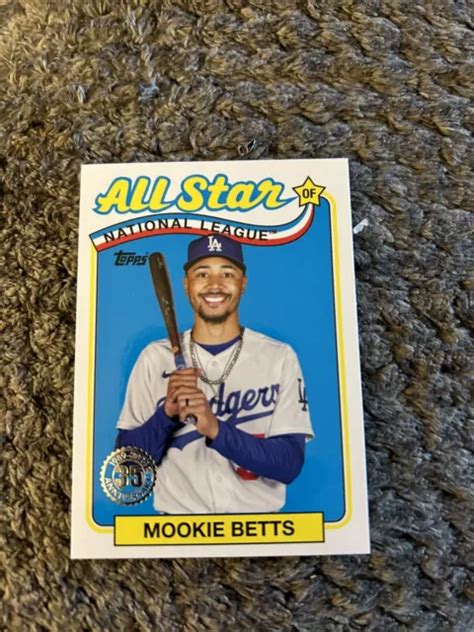Mookie Betts 2024 Topps Series 2 Inserto All Star 35° Anniversario