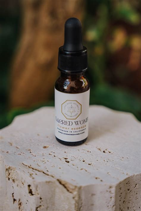 Sacred Womb Flower Essence Sacral Chakra Love More Divinely