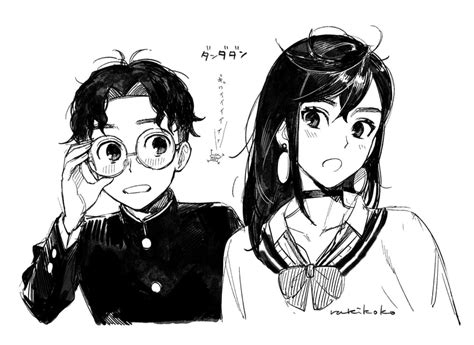 Ayase Momo And Takakura Ken Dandadan Drawn By Rakikoko Danbooru