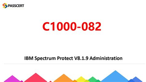 Ibm Spectrum Protect V8 1 9 Administration C1000 082 Real Questions ニコニコ動画