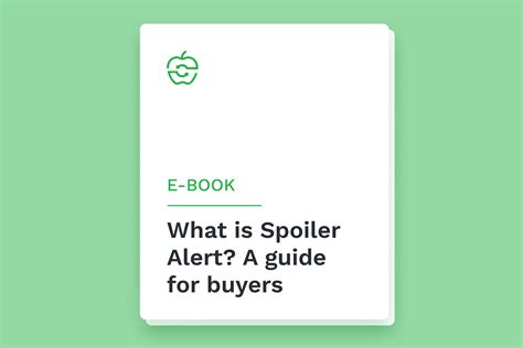 What Is Spoiler Alert A Guide For Buyers Spoiler Alert