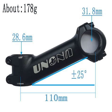 Uno Stem Mountain Bike Stem Ultralight Road Bike Stem 7172535 Degree