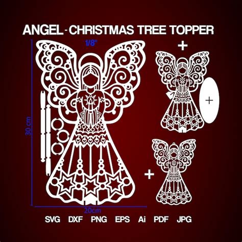 Tree Topper Svg Etsy