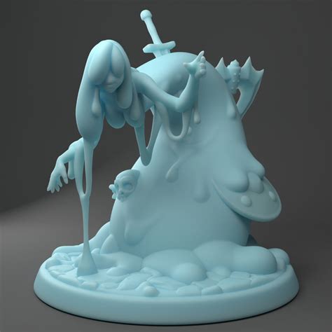 Monstrous Lady Slime Plasmoid Large Dnd Twin Goddess Miniatures Etsy