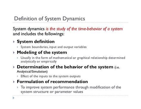 01 Introduction To System Dynamics