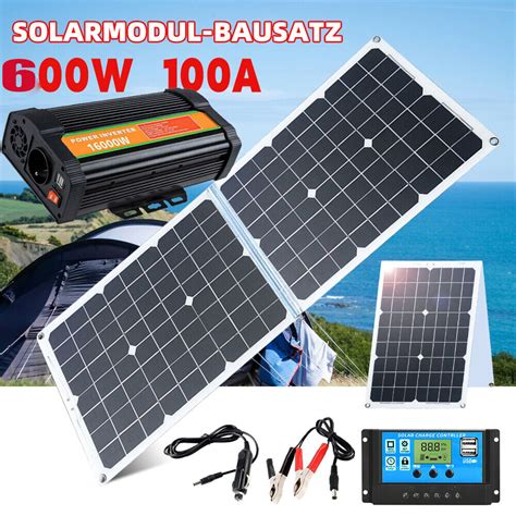 16000w Complete Solar Panel Kit With Controller And Inverter Home 110v