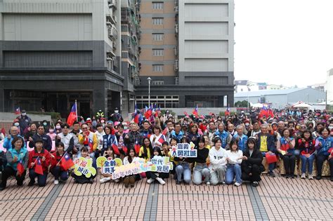 黃敏惠參加經國、精忠新城元旦升旗 陪伴佛光寶寶迎新年 觀傳媒