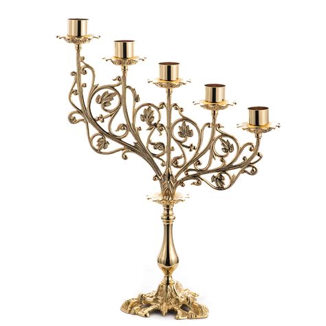 Chandelier Baroque En Laiton Fondu 5 Branches Vente En Ligne Sur HOLYART