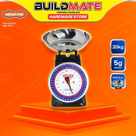 Buildmate Wadfow 20kg 255mm Spring Table Scale Weighing Scale Timbanga