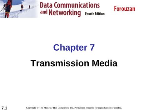 Data Communication Chapter 07 1 Slides Data Communication Systems And Computer Networks